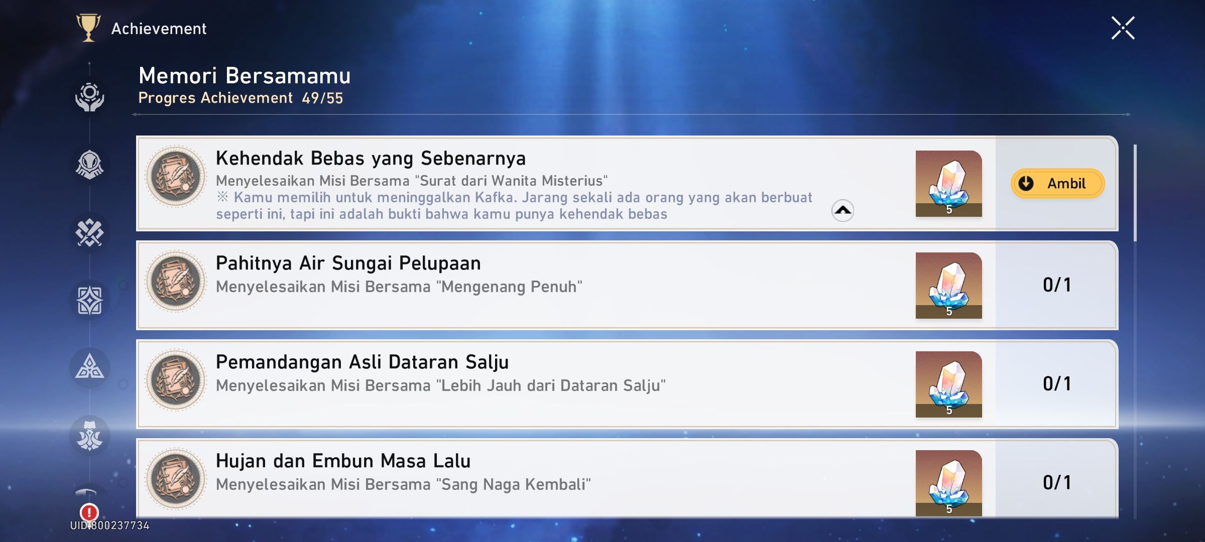 bukannya aku tidak mau membantu tapi kau yang awalnya menghianatiku dengan mendapat gepard e1 ...