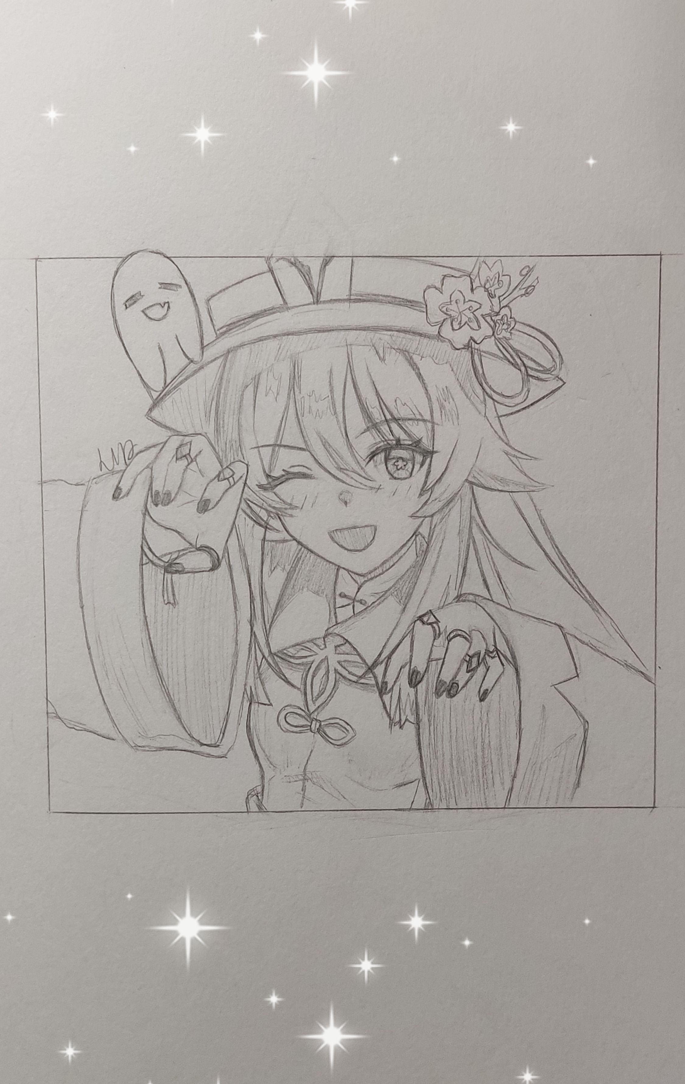 Hu tao sketch👻🖤 Genshin Impact | HoYoLAB