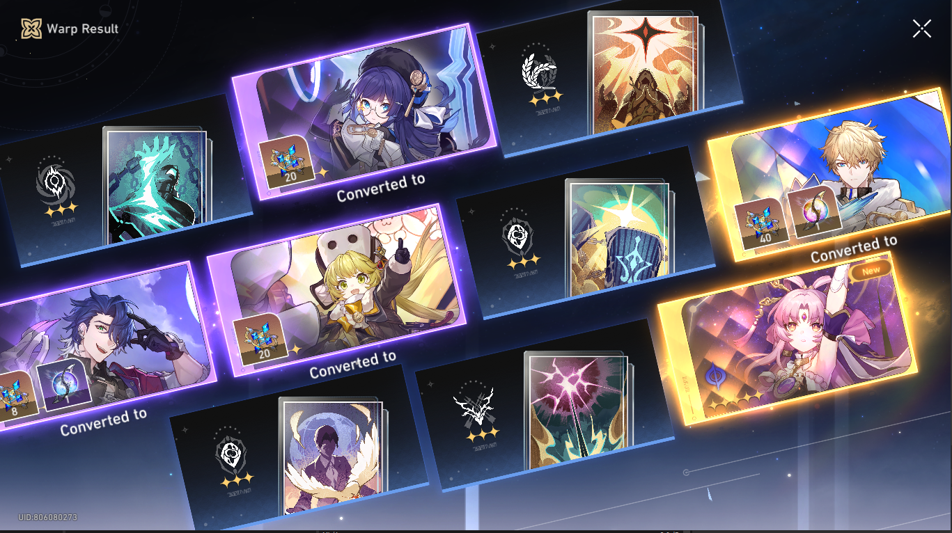 The First time in Any Hoyoverse game I got double 5 stars Honkai: Star ...