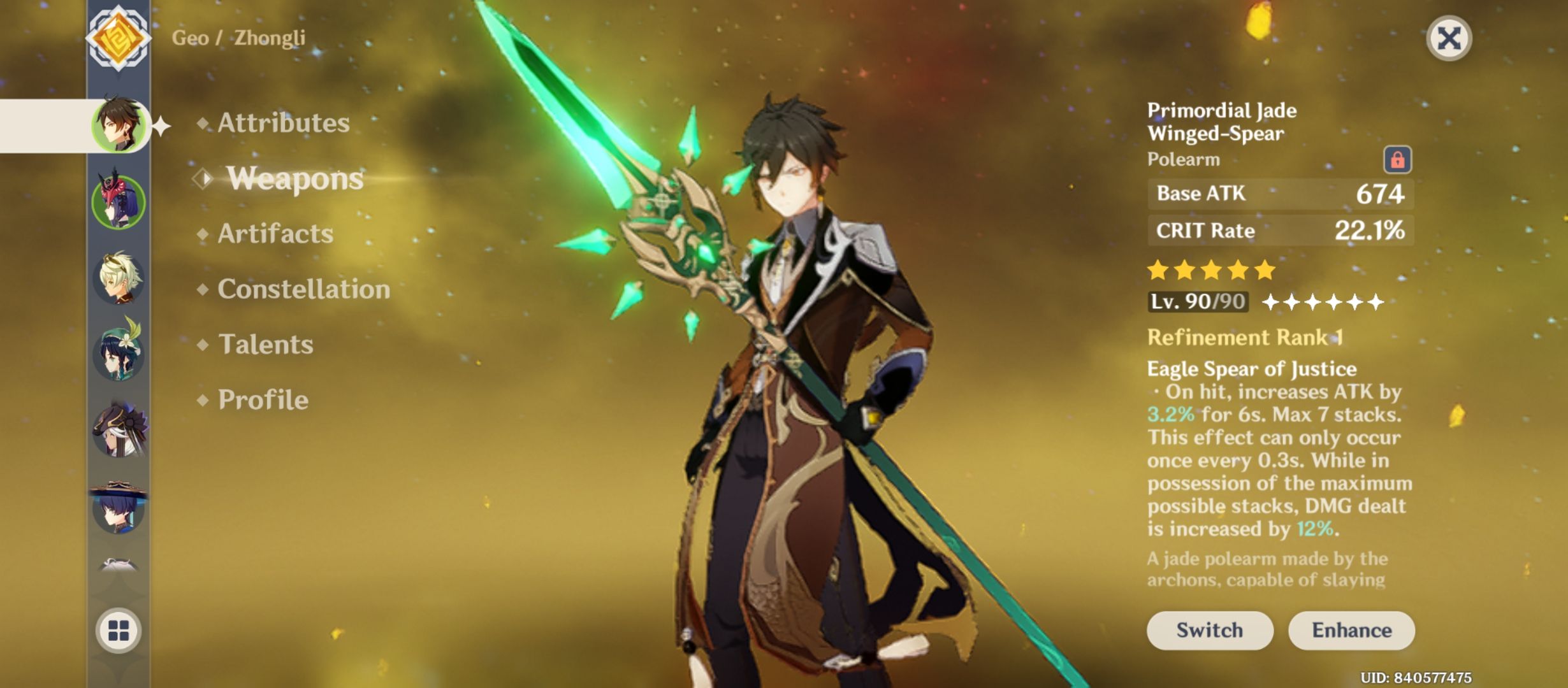 Zhongli Lvl 1 talent burst damage test Genshin Impact | HoYoLAB