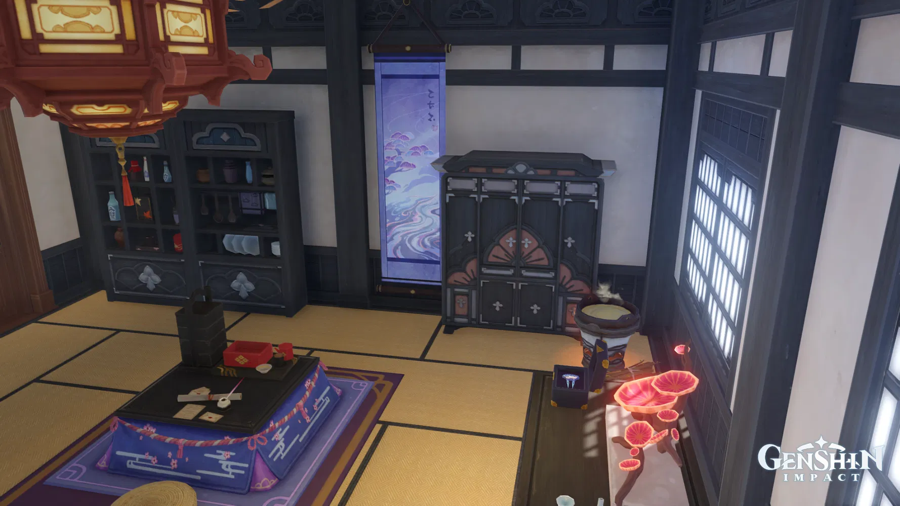 Inazuma bedroom | Replica room | Europe | Mondstadt Mansion Genshin ...