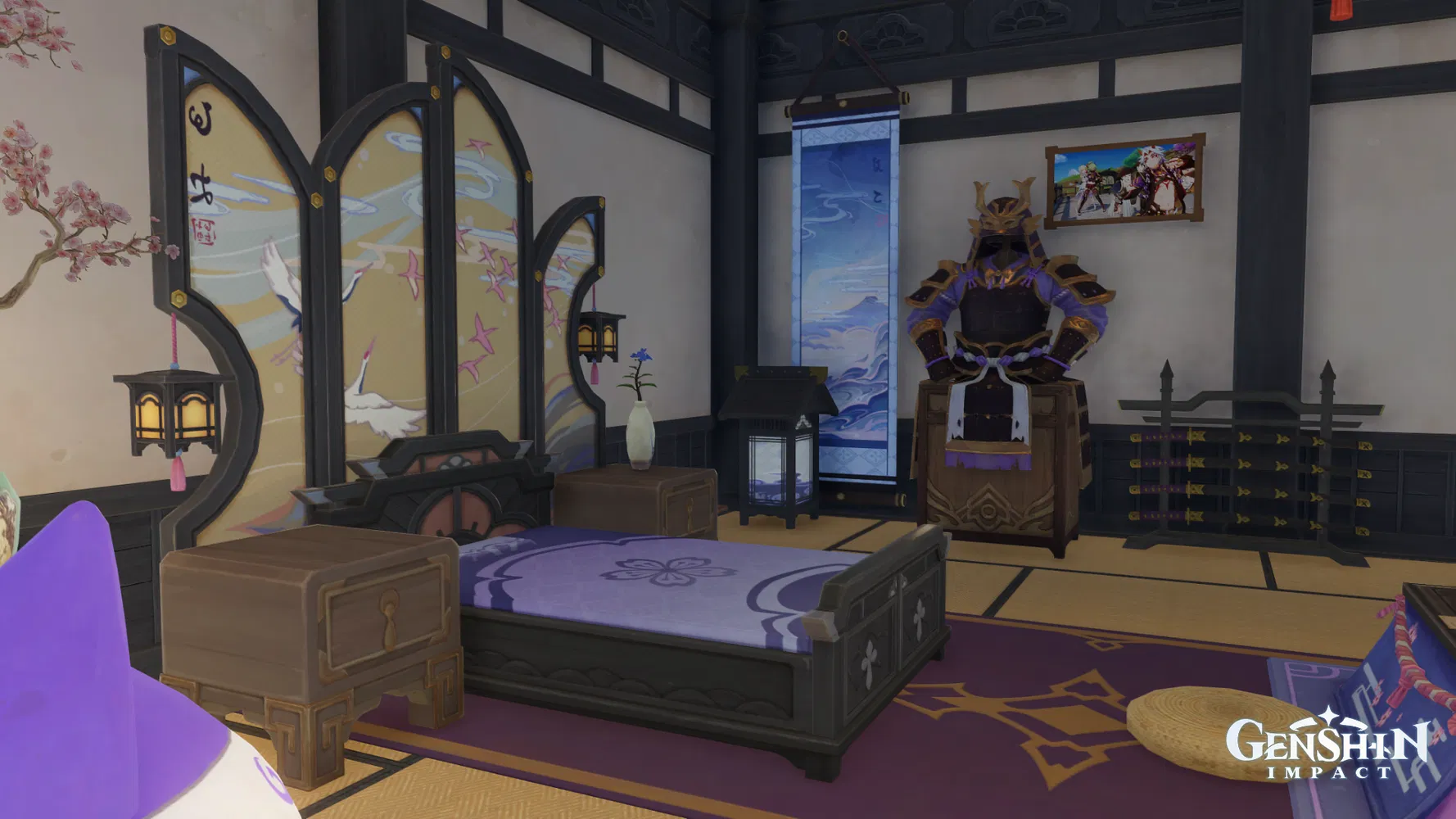 Inazuma bedroom | Replica room | Europe | Mondstadt Mansion Genshin ...