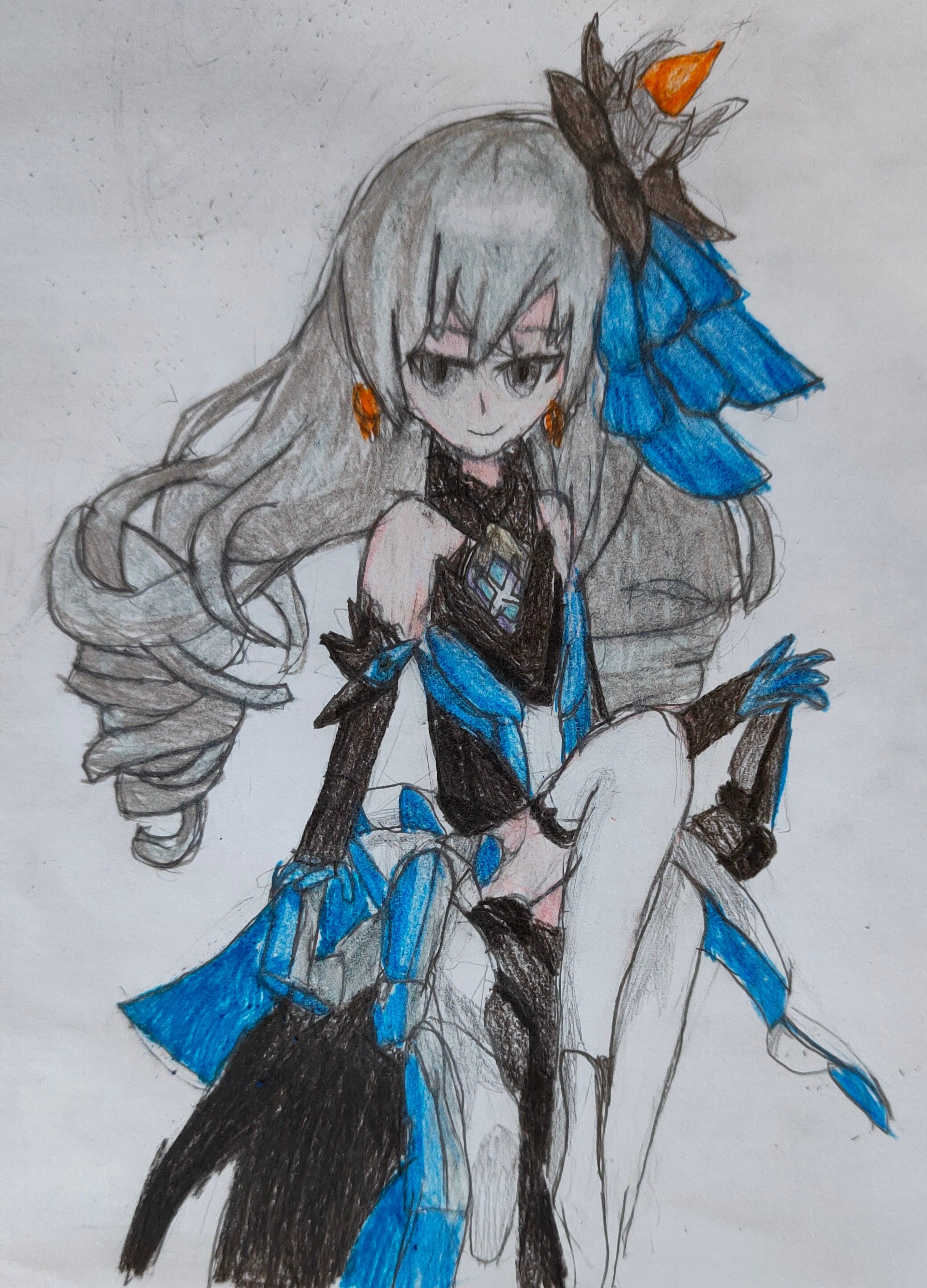Day 6 of practicing drawing - Bronya Honkai Impact 3rd | HoYoLAB
