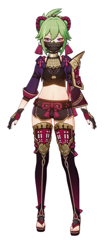 Kuki Shinobu: Shrine Maiden outfit Genshin Impact | HoYoLAB