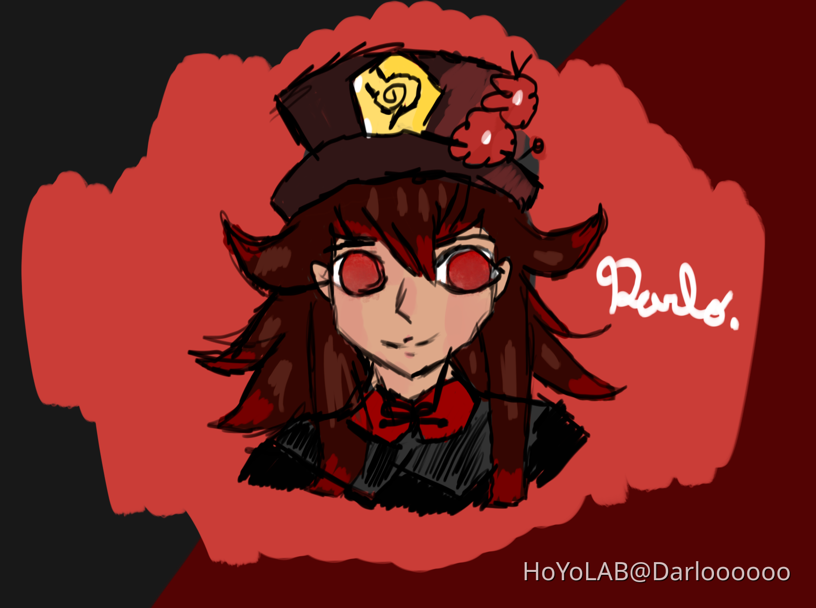 Hutao Fan art By: Darlo