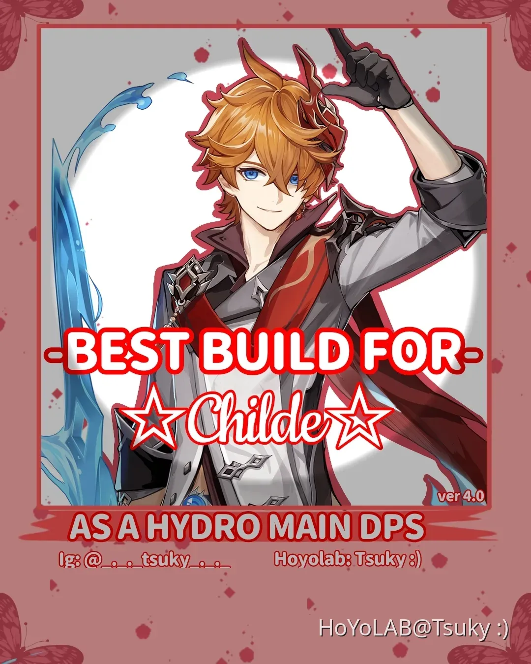 Best build for Childe as a Hydro main DPS!°ʚ(*´꒳`*)ɞ° Genshin Impact ...