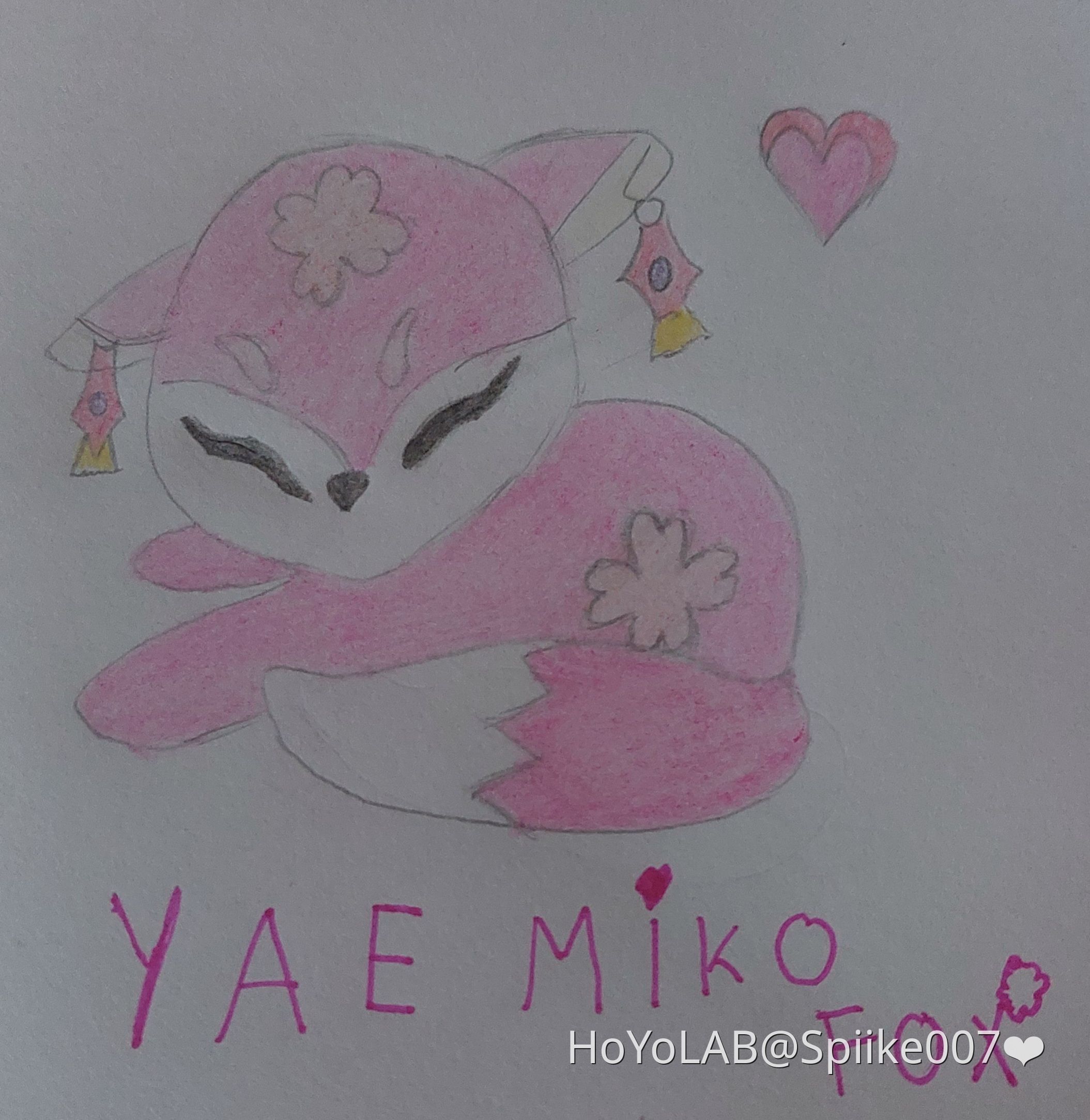 Yae Miko fox art 💗 Genshin Impact | HoYoLAB