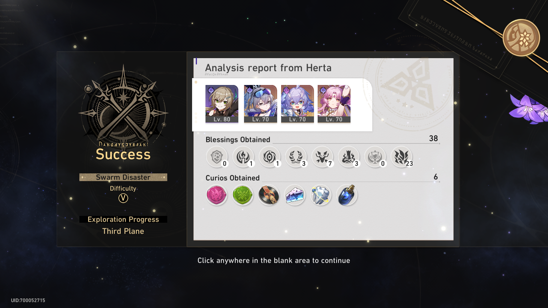 Finally beat Swarm disaster 5 Honkai: Star Rail | HoYoLAB