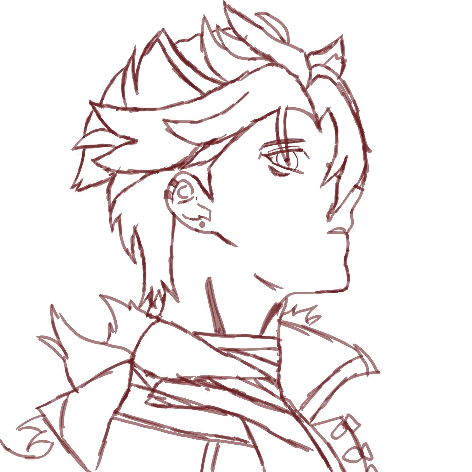 A random Wriothesley sketch I made Genshin Impact | HoYoLAB