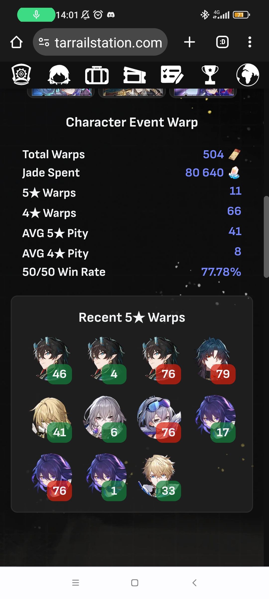 Решил попробовать warp tracker. Honkai: Star Rail | HoYoLAB