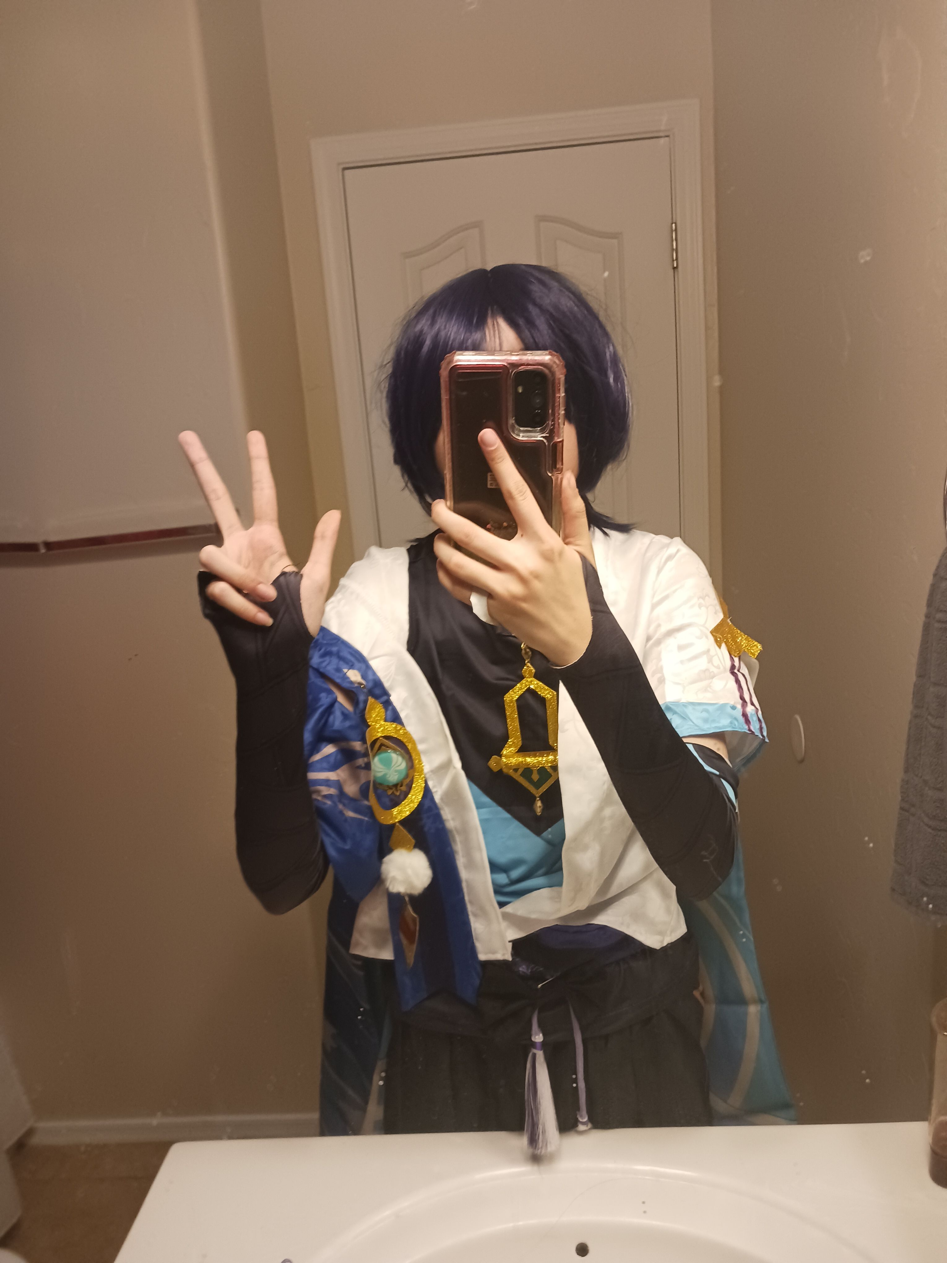 MY WANDERER COSPLAY CAME IN!! Genshin Impact | HoYoLAB