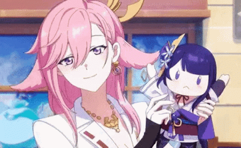 Raiden and Yae Miko Memes Genshin Impact | HoYoLAB