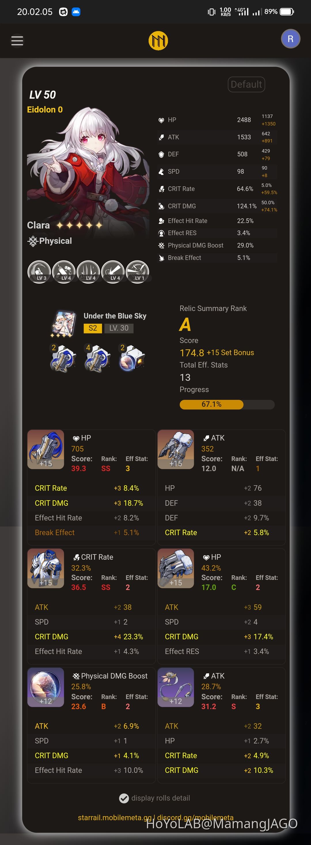 BUILD2 ISENG Honkai: Star Rail | HoYoLAB