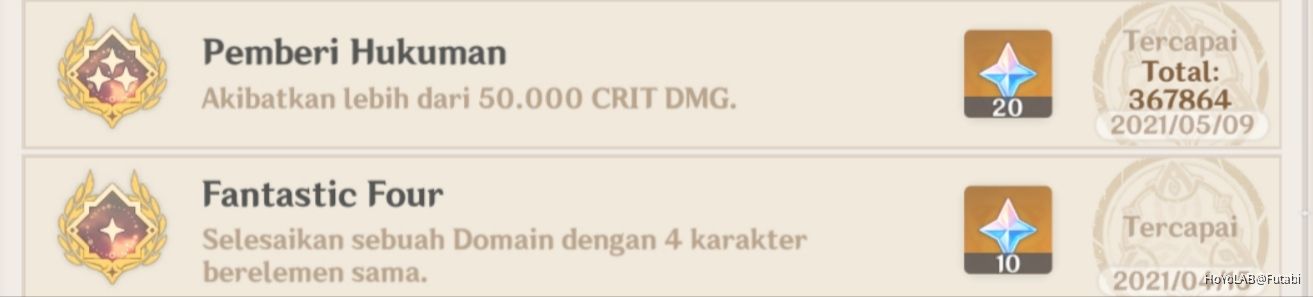 satu juta demeg Genshin Impact | HoYoLAB