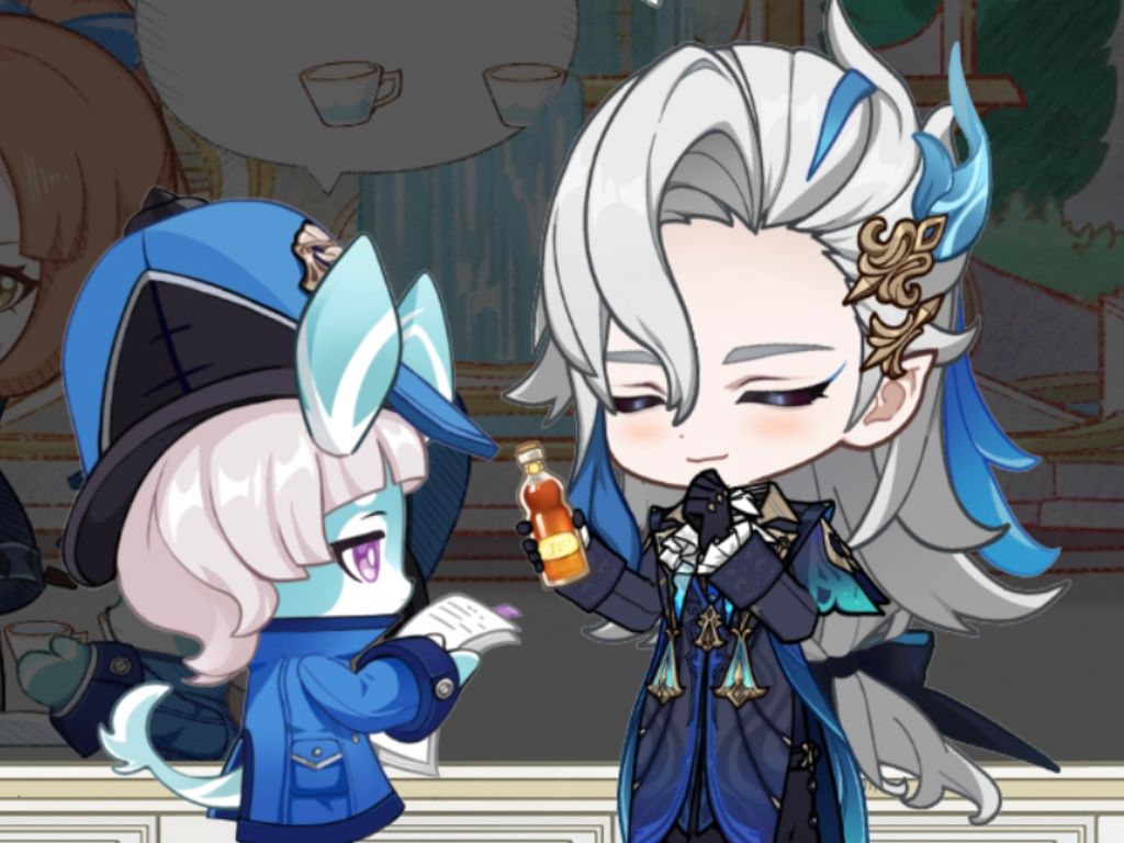 neuvillette in the new web event ahhh so adorable 🥹 Genshin Impact ...