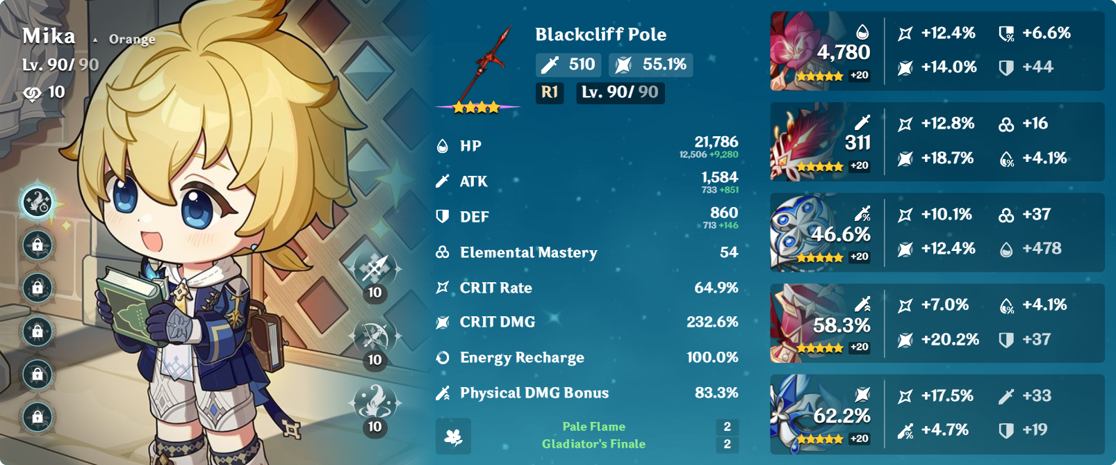 updated mika build!!!! Genshin Impact | HoYoLAB