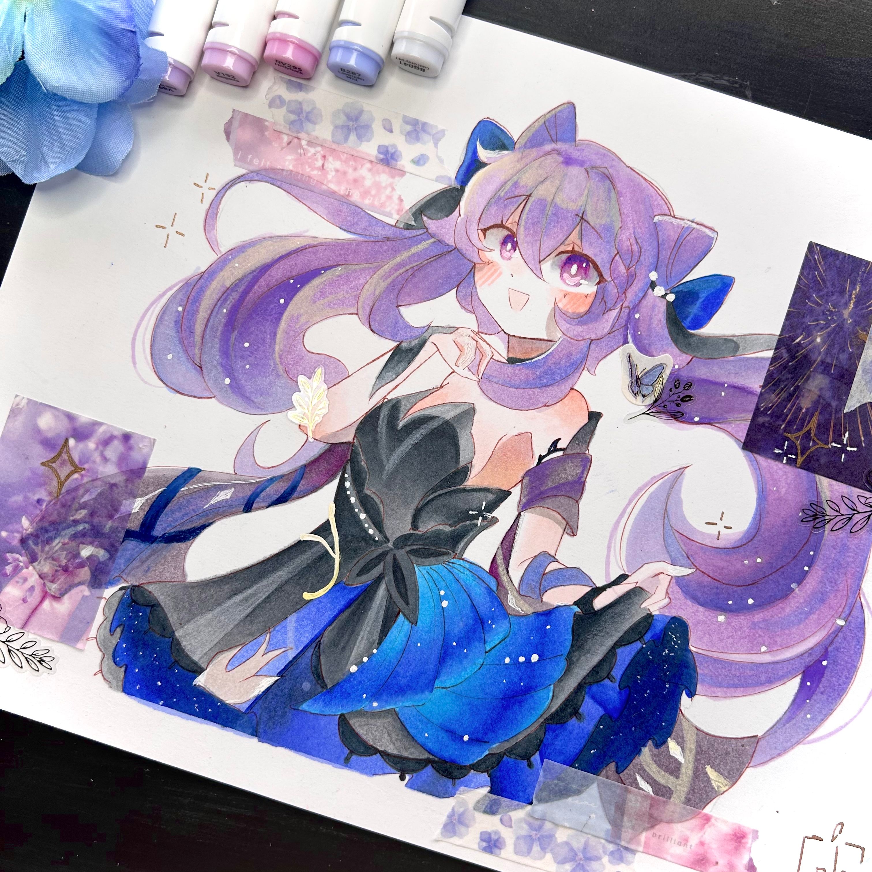 keqing fanart! ( ´ ` ) Genshin Impact | HoYoLAB