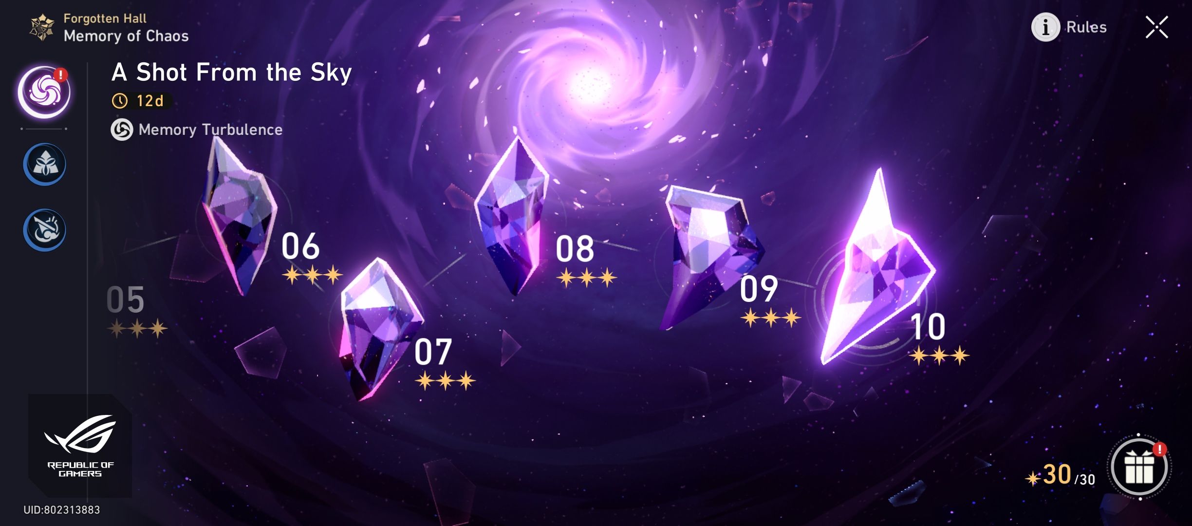 Finally 30 stars MOC Honkai: Star Rail | HoYoLAB