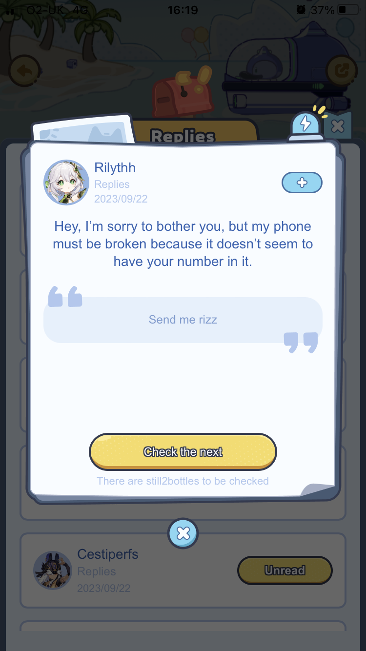 Im saving these rizz quotes for later | HoYoLAB