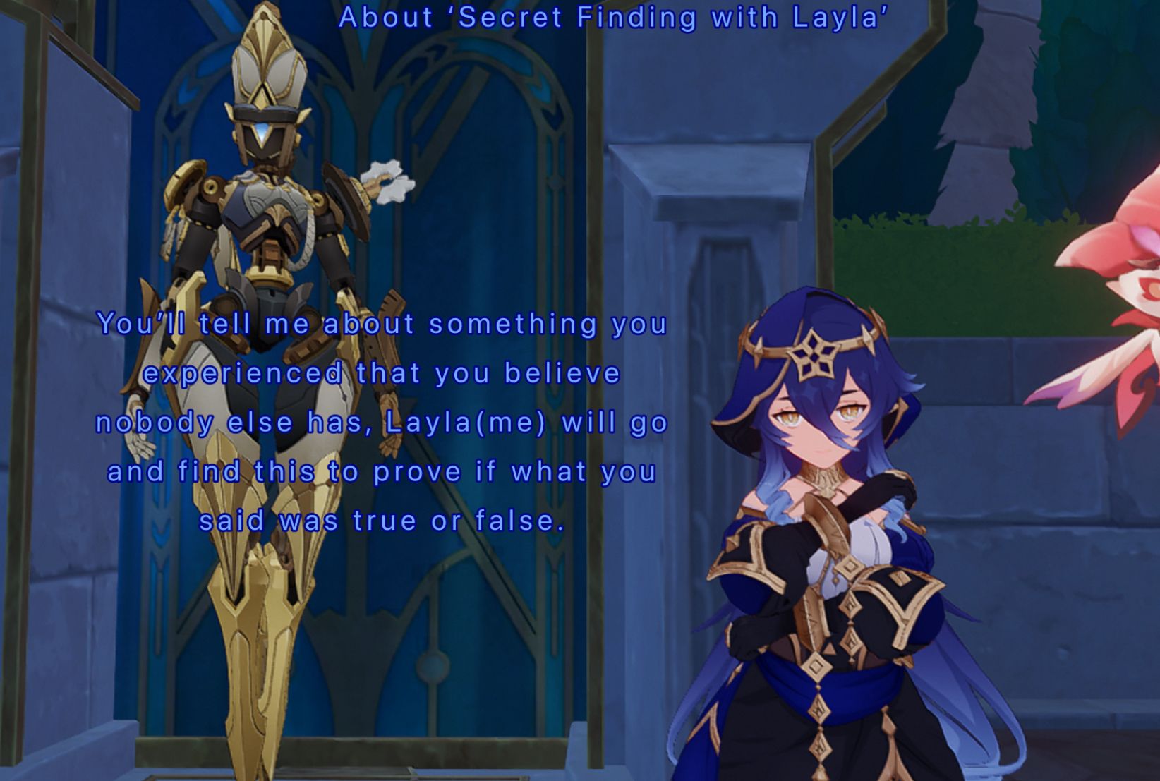 Secret finding with Layla Genshin Impact | HoYoLAB