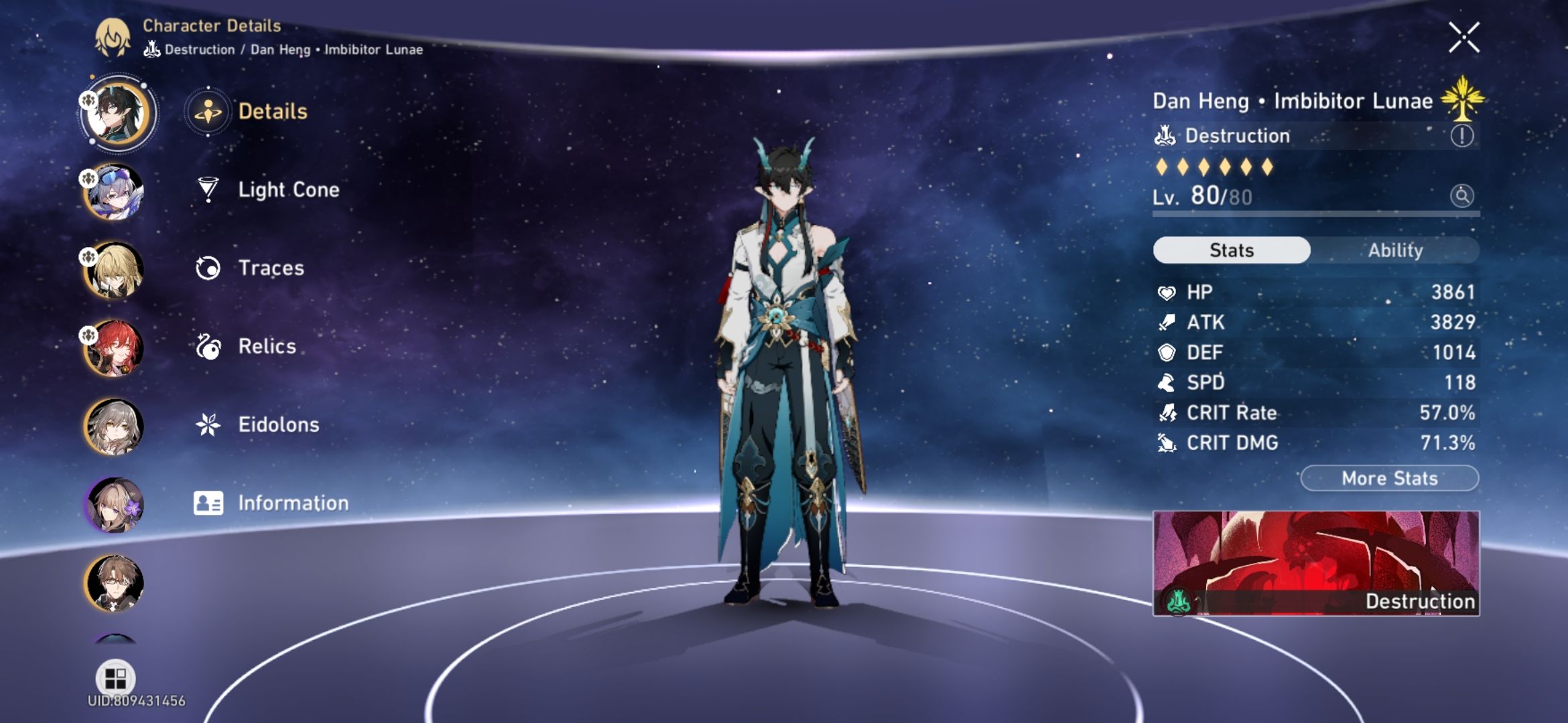 perfect build for Dan henge imbibitor lunae Honkai: Star Rail | HoYoLAB