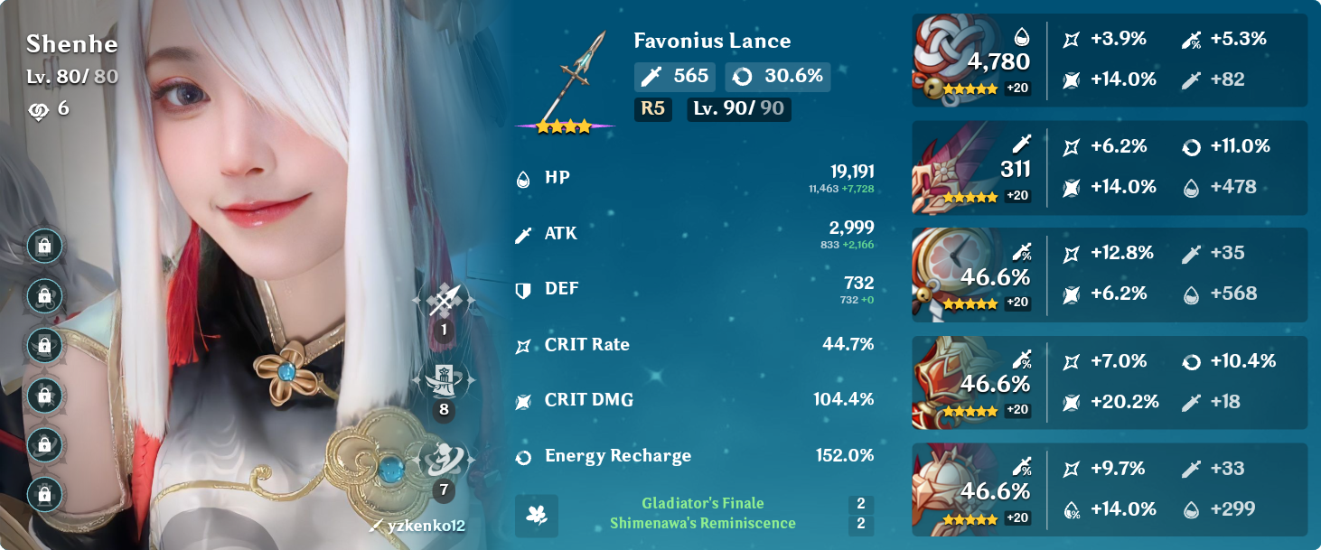 Shenhe Build Genshin Impact | HoYoLAB