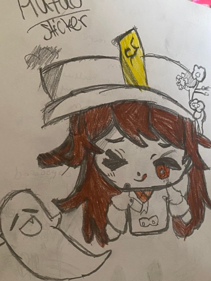 Hu tao drawing (Lazy..) Genshin Impact | HoYoLAB