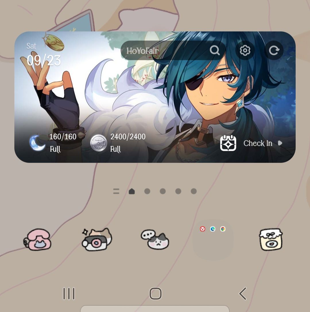 Hoyo Widget Genshin Impact | HoYoLAB