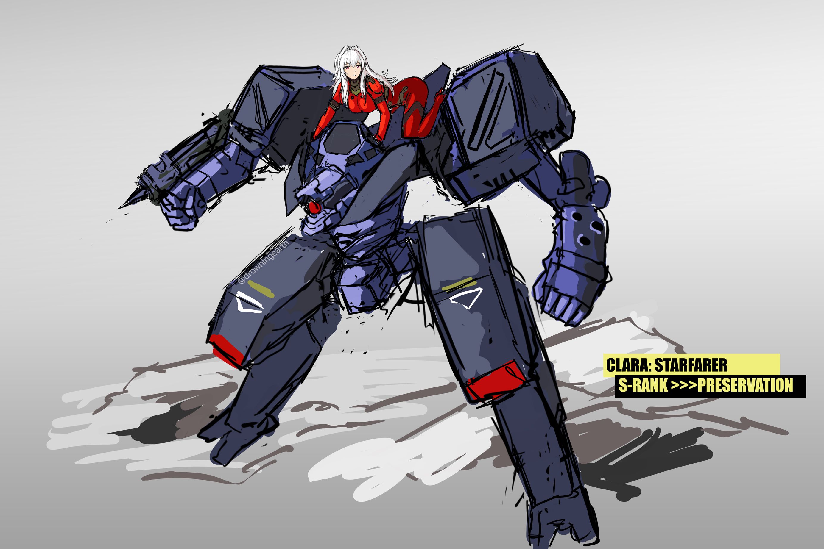 Clara: Starfarer sketch Honkai: Star Rail | HoYoLAB