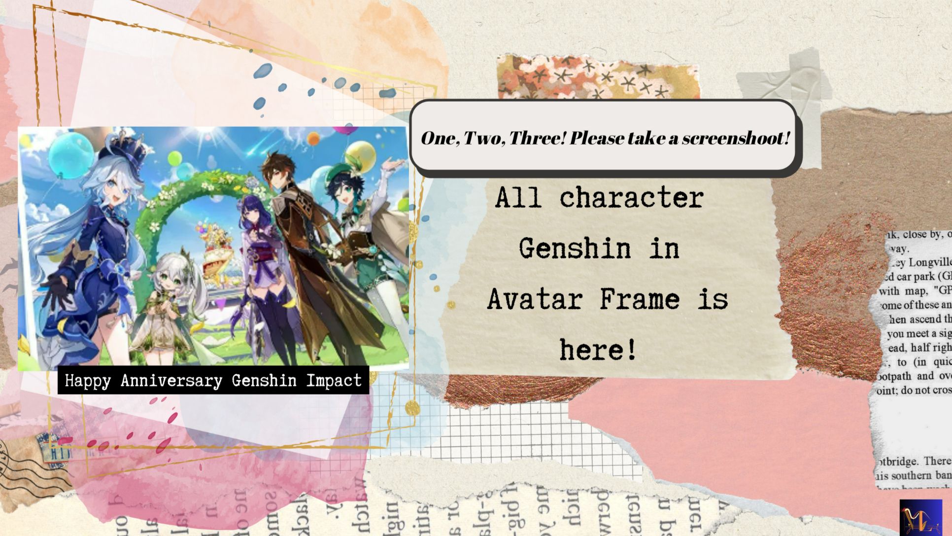 (minigames) Stop and screen shoot_All Character Genshin in Avatar Frame ...