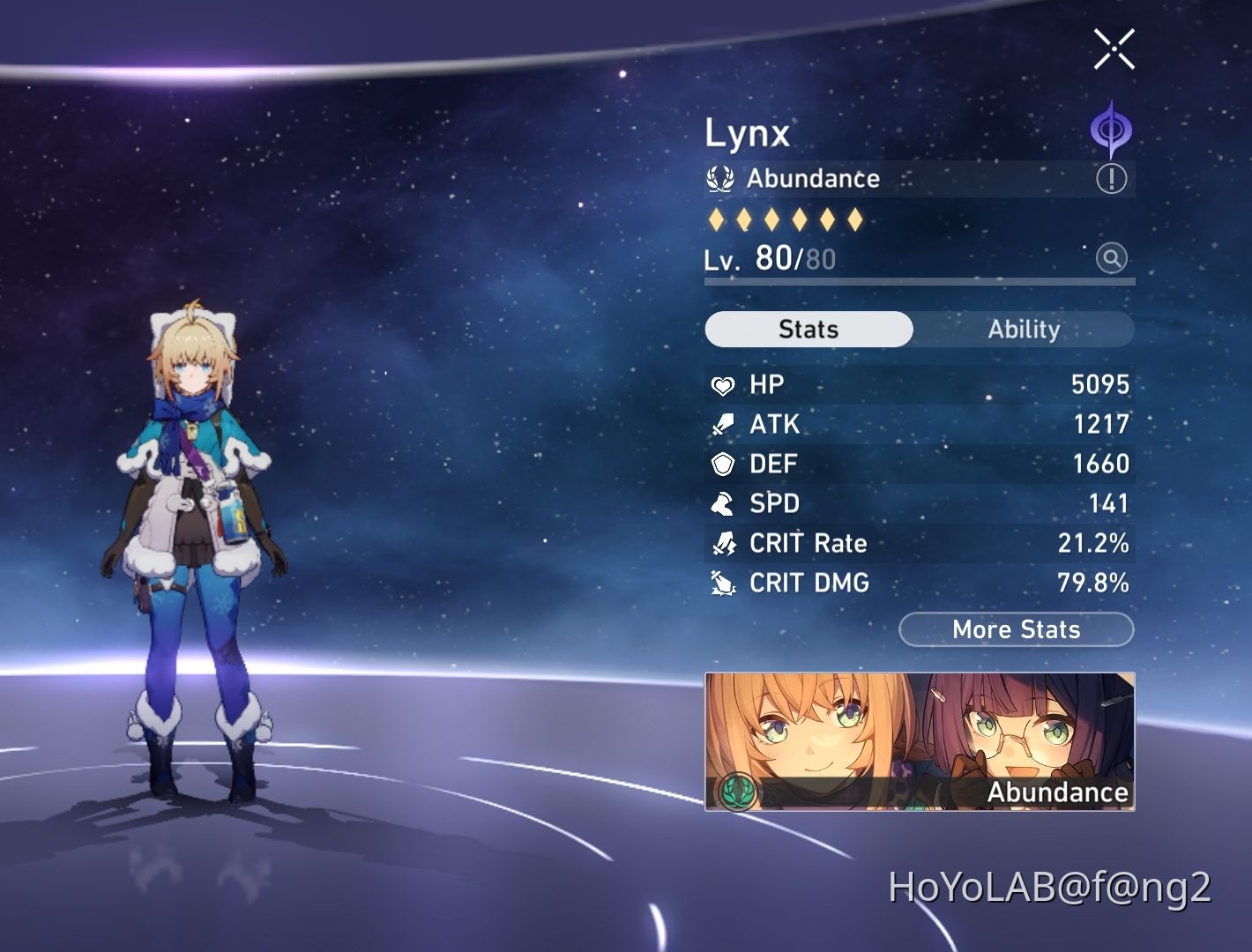 Lynx's HP Honkai: Star Rail | HoYoLAB