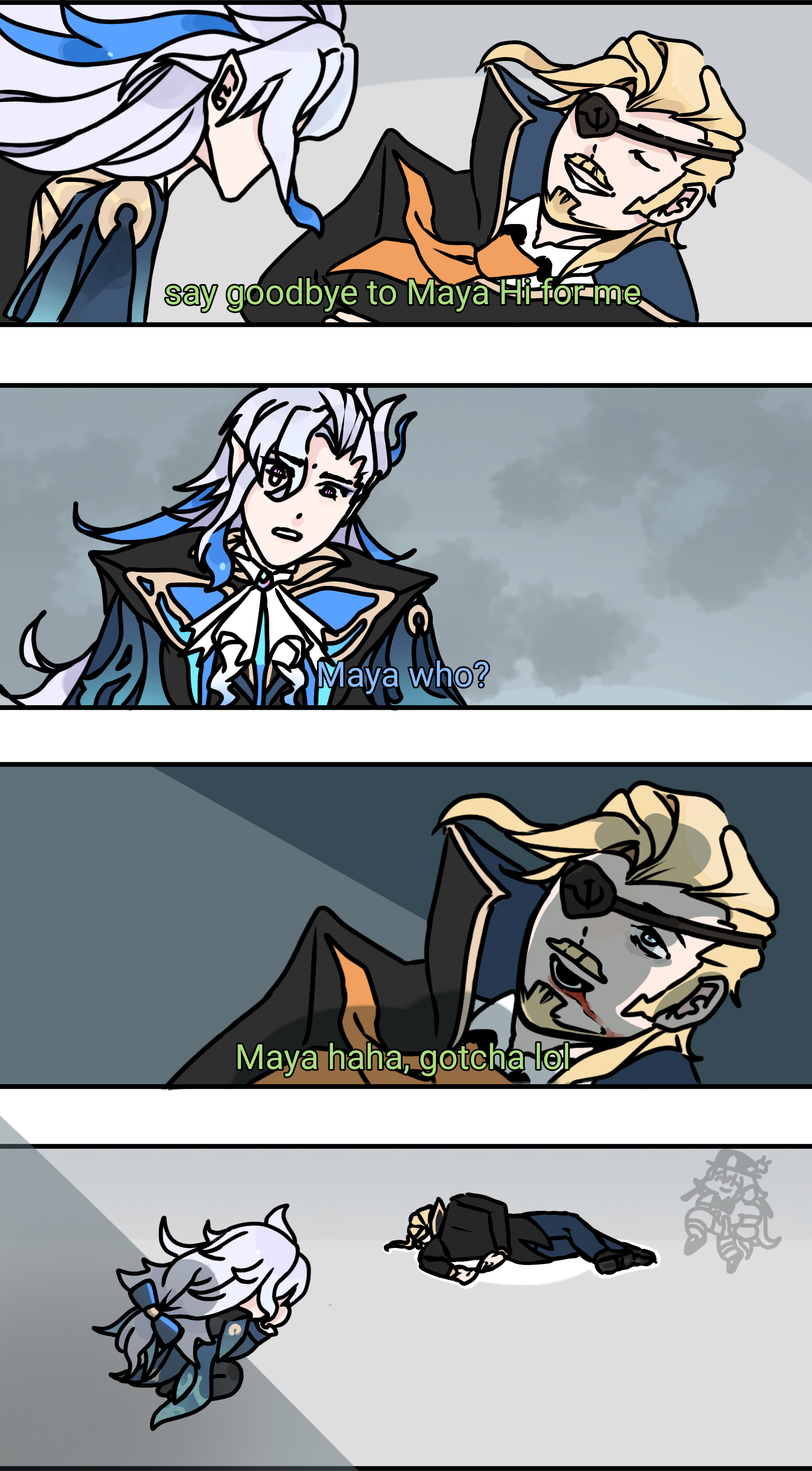 who's Maya Hi, Neuvillette? (small comic?) Genshin Impact | HoYoLAB