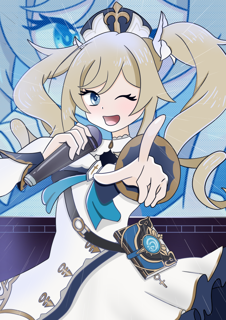Barbara as Ai from oshi no ko Genshin Impact | HoYoLAB
