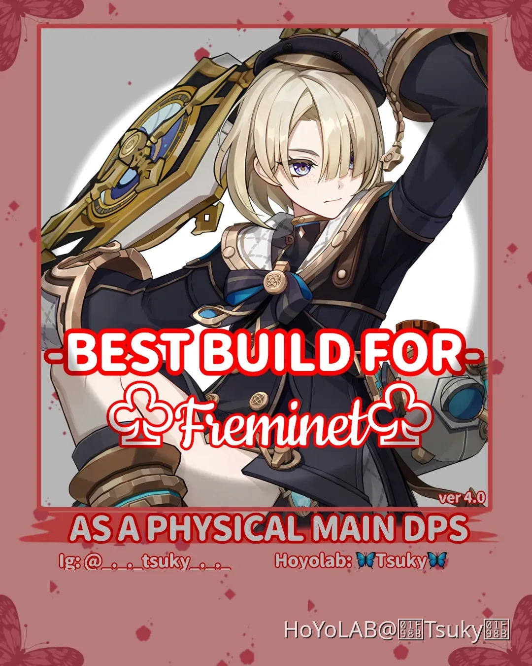 🦋Best build for Freminet as a physical main DPS!🦋 Genshin Impact | HoYoLAB