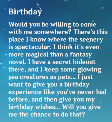 Freminet's voice line for your birthday is the absolute cutest??? I'm ...