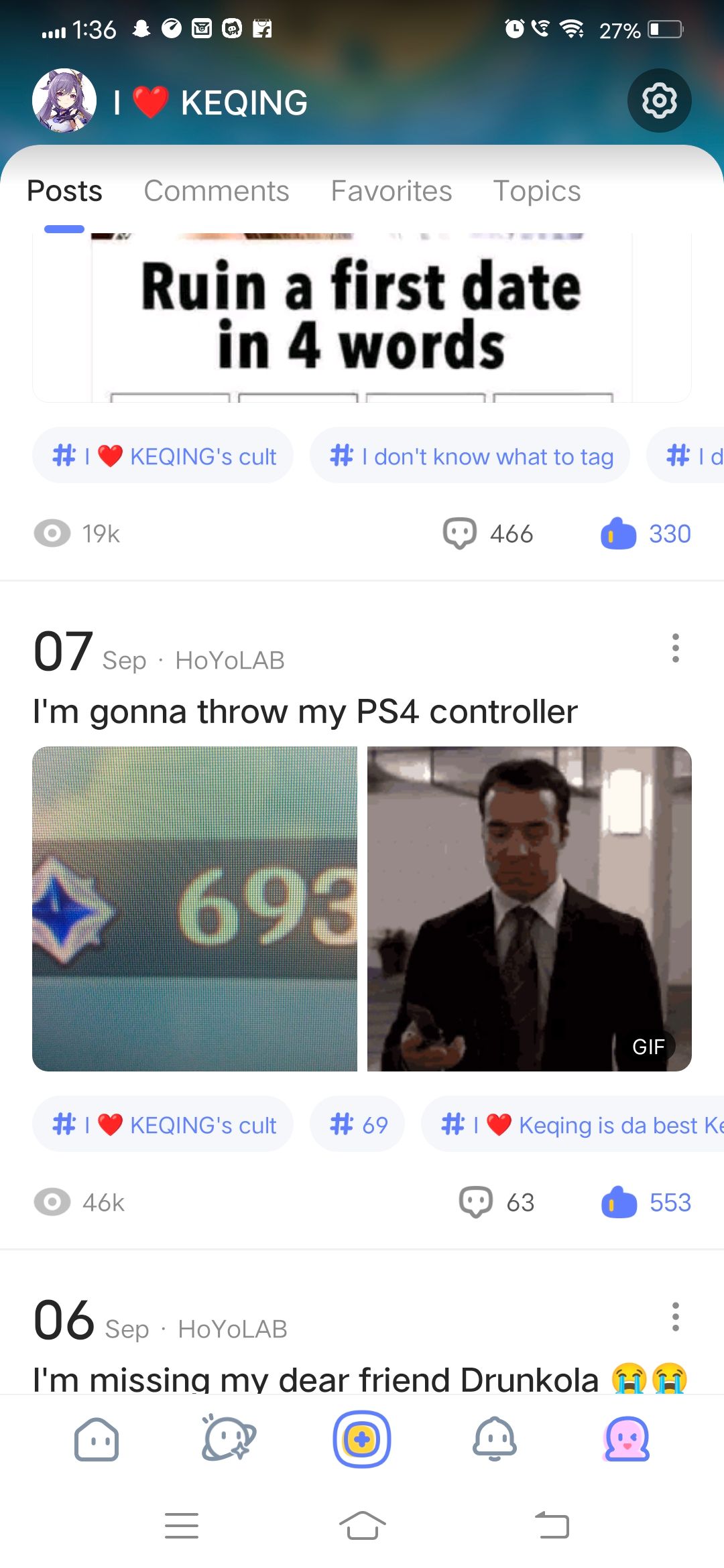 69 is so famous | HoYoLAB