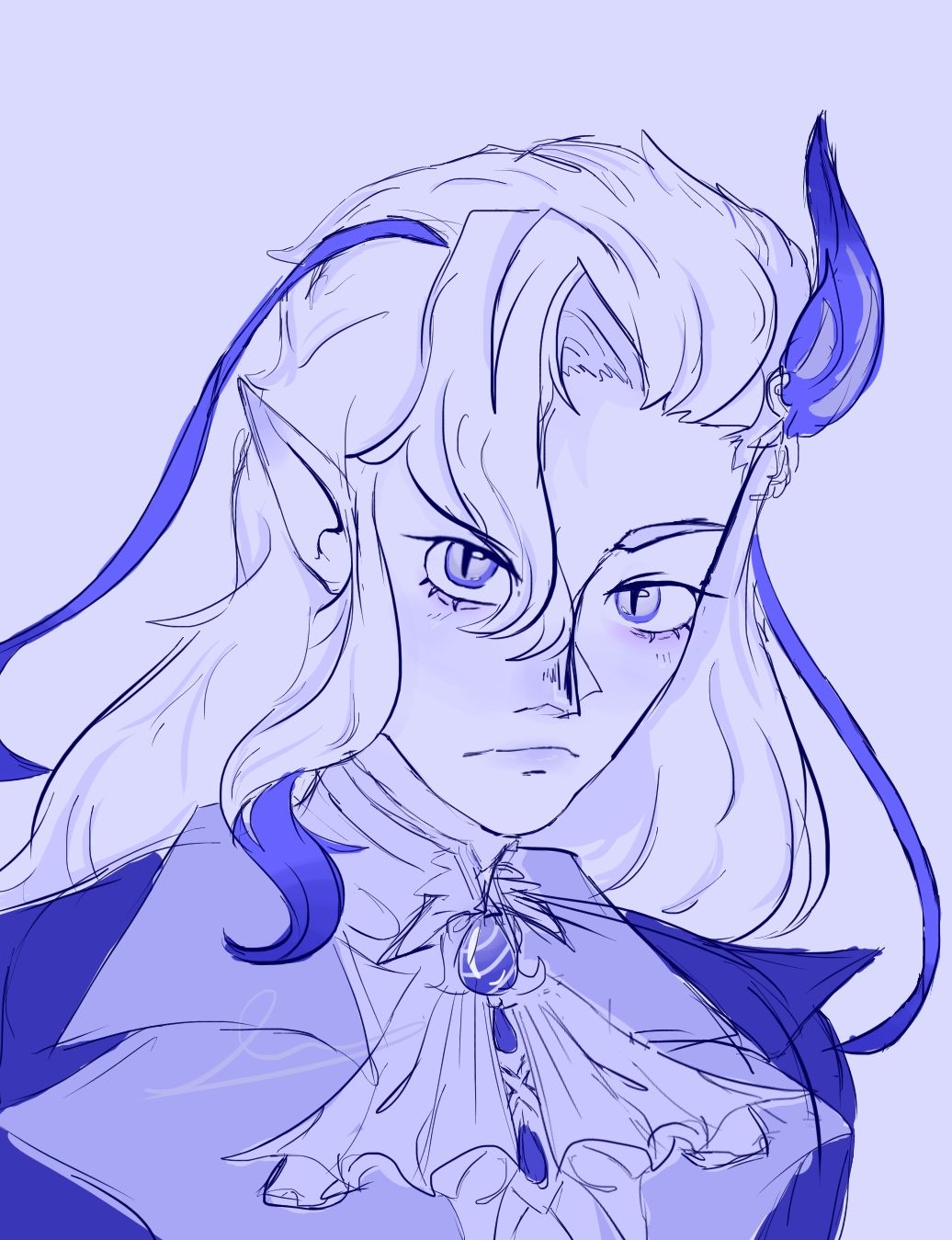 Drawing Of Neuvillette💙 Genshin Impact | HoYoLAB