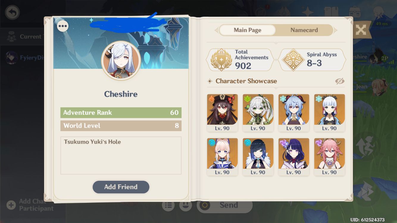 Weird Bio but Nice Co-Op Sess +1 Friend Gained! Genshin Impact | HoYoLAB