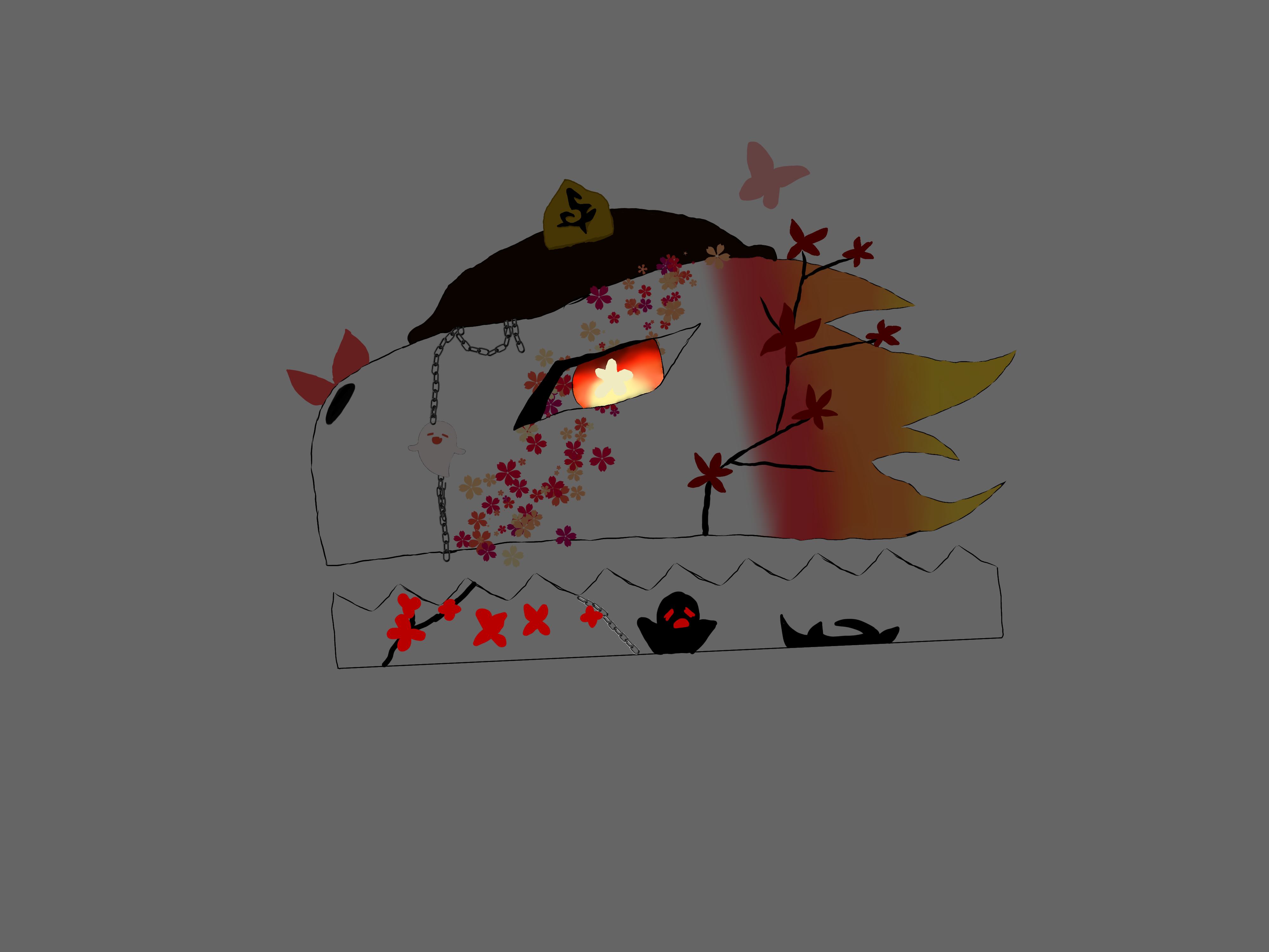 umm hu tao paper dragon puppt idea Genshin Impact | HoYoLAB