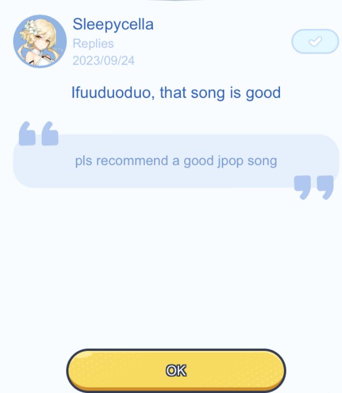 I LOVE IFUUDOUDOU, I LISTEN TO IT BASICALLY EVERYDAY LMAO | HoYoLAB