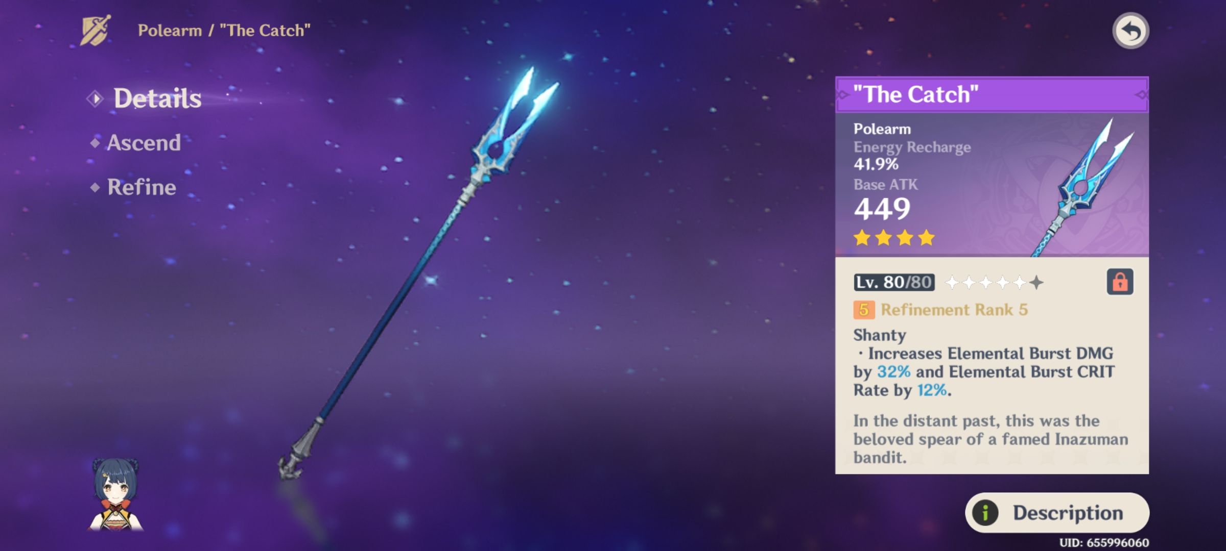 finally got the catch and got it to r5 for Raiden can't wait to get ...