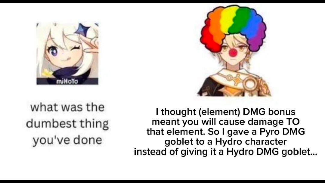 just barbs and her Pyro DMG goblet against the world 💪😭 Genshin Impact ...