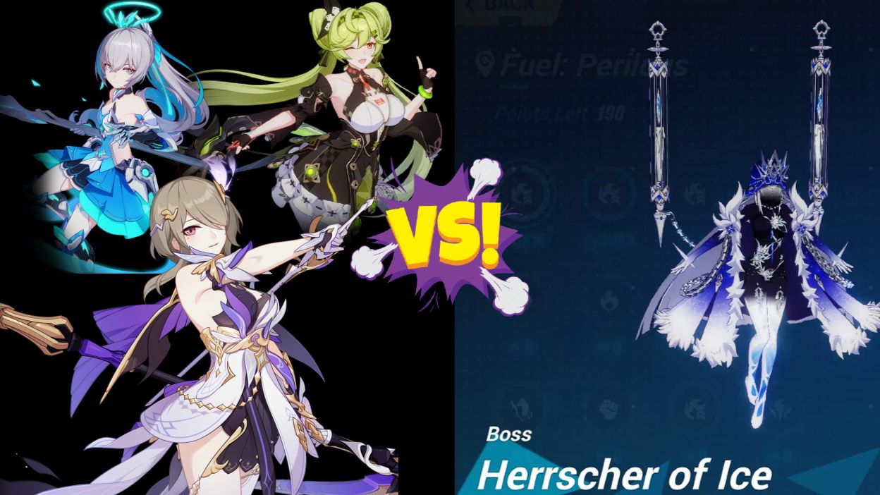 [Honkai Impact 3] H.ice Anna ignite EX ABYSS Red Lotus, Rita SPA (SS) HoTr (S) Chrono Navi (SSS ...