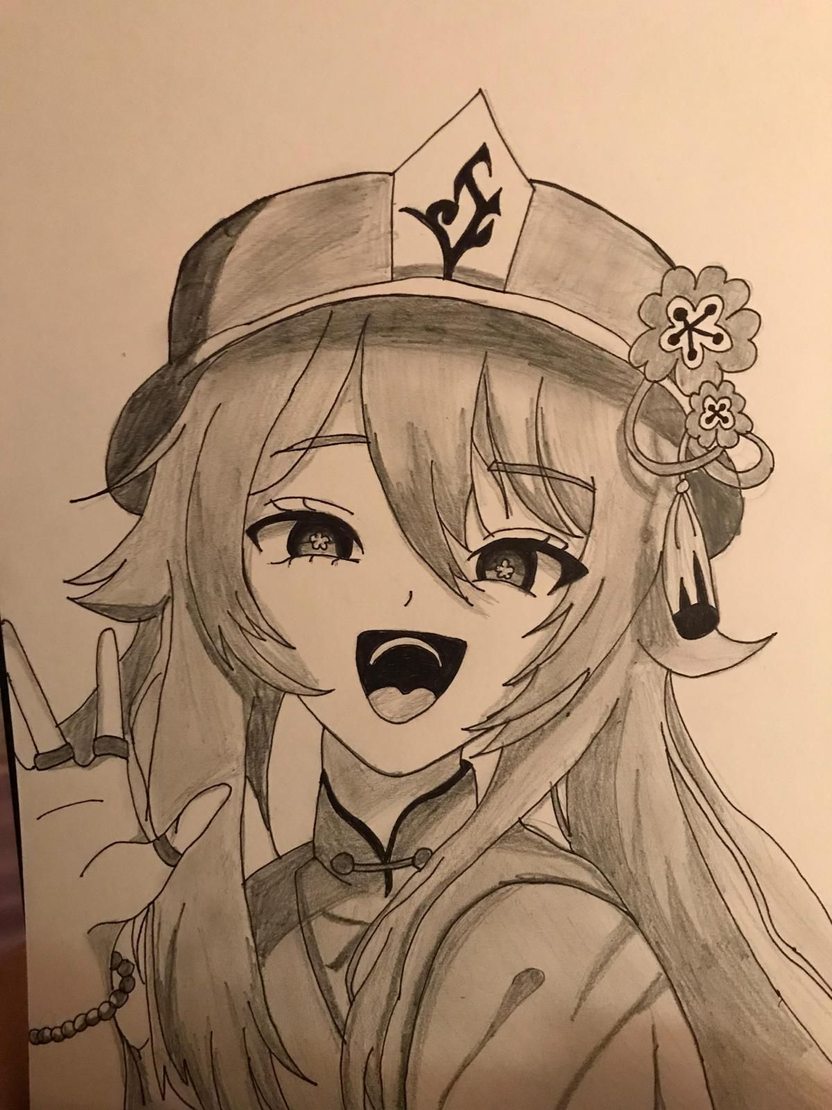 Hu Tao Drawing Genshin Impact | HoYoLAB