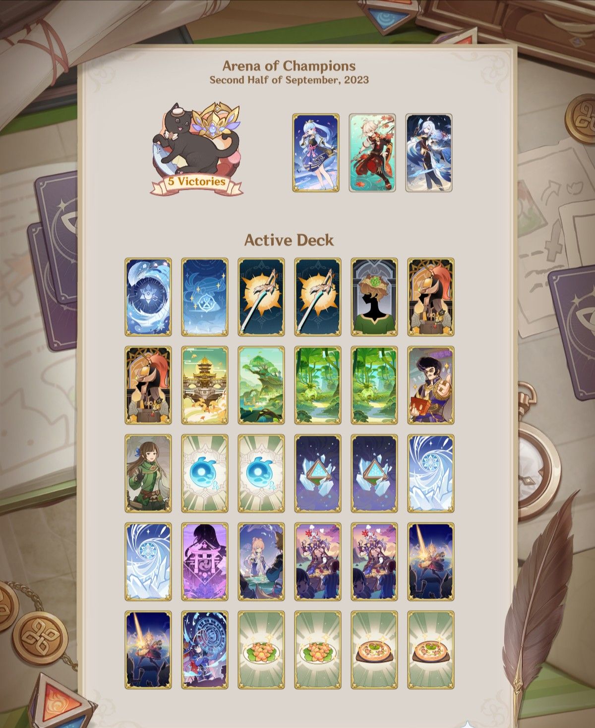 Kazuha Cryo Swirl deck Genshin Impact | HoYoLAB