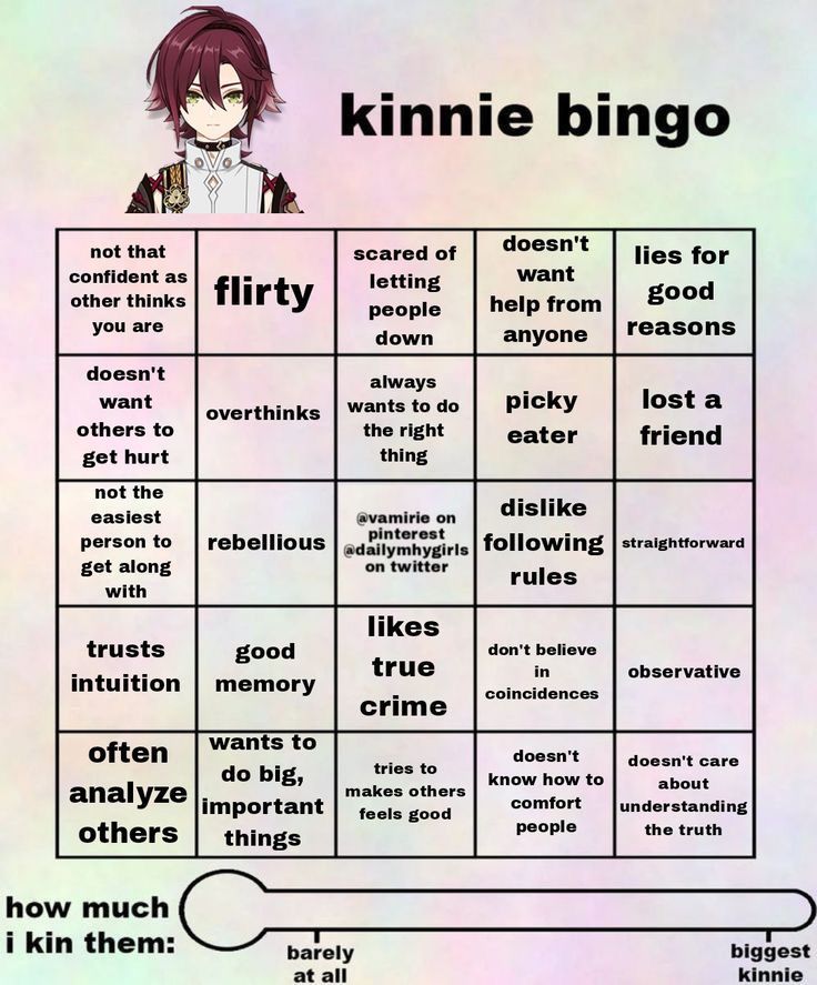 All the kinnie bingo TEMPLATES i could find/had the patience to find ...