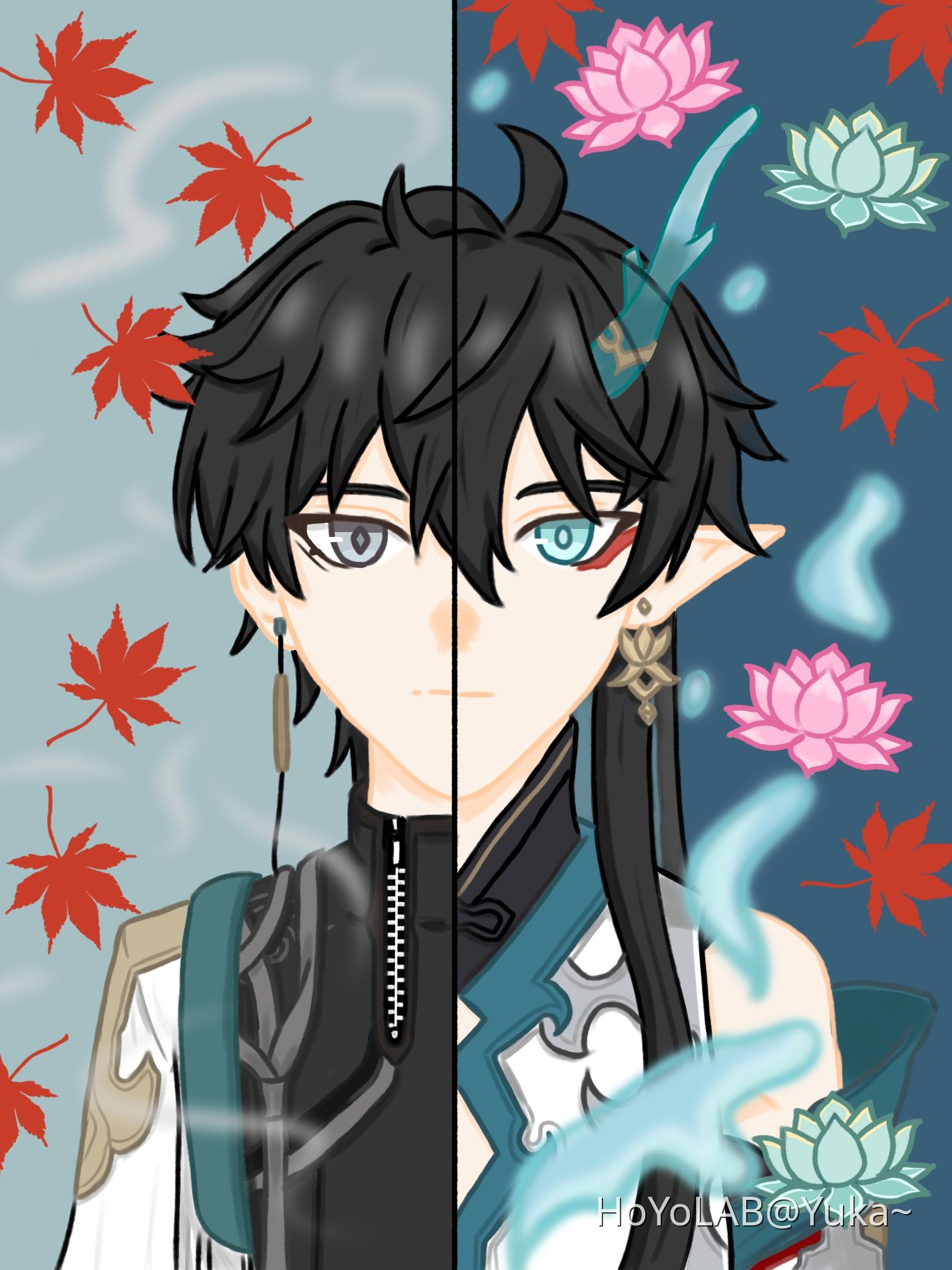 "My true form as a former high elder of vidyadhara. I'm still the same ...