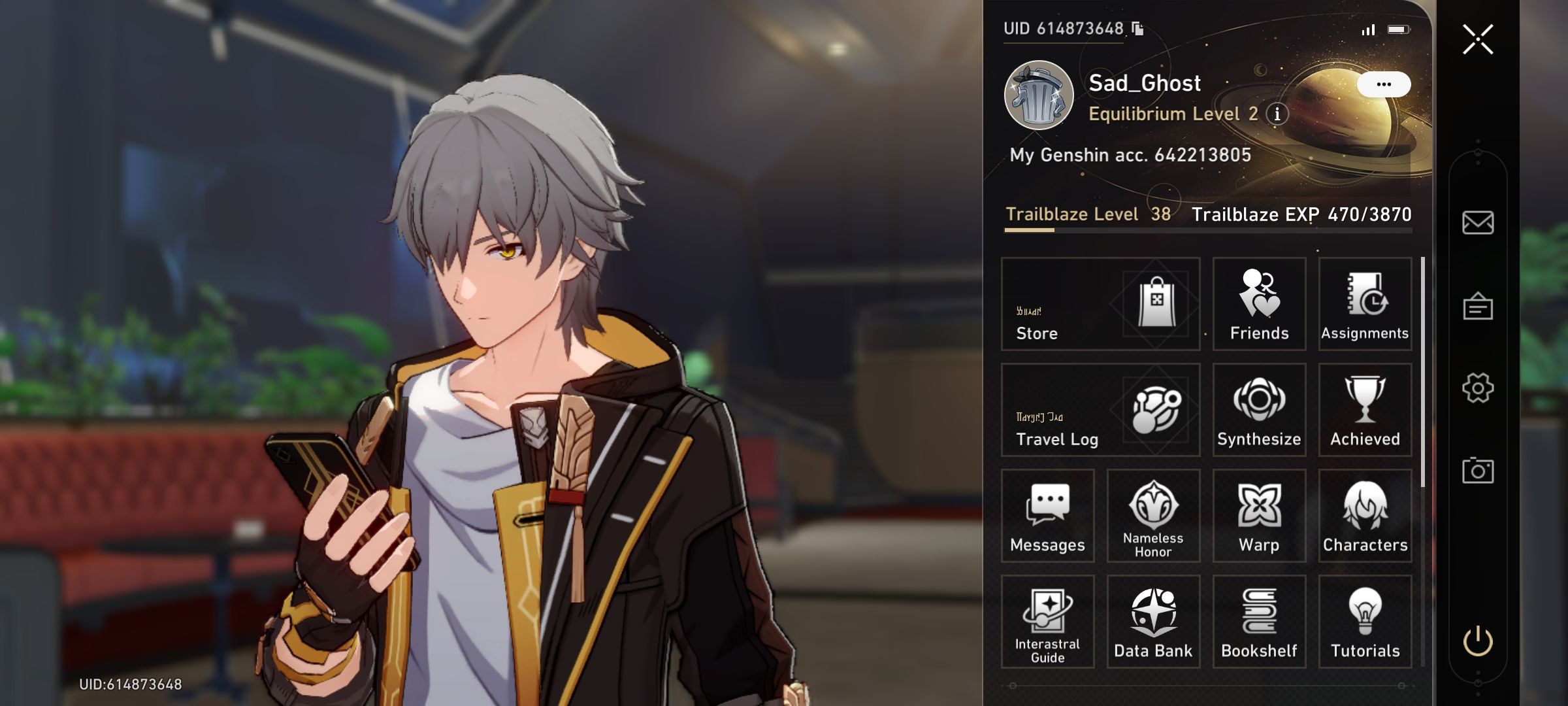 HSR account update Honkai: Star Rail | HoYoLAB