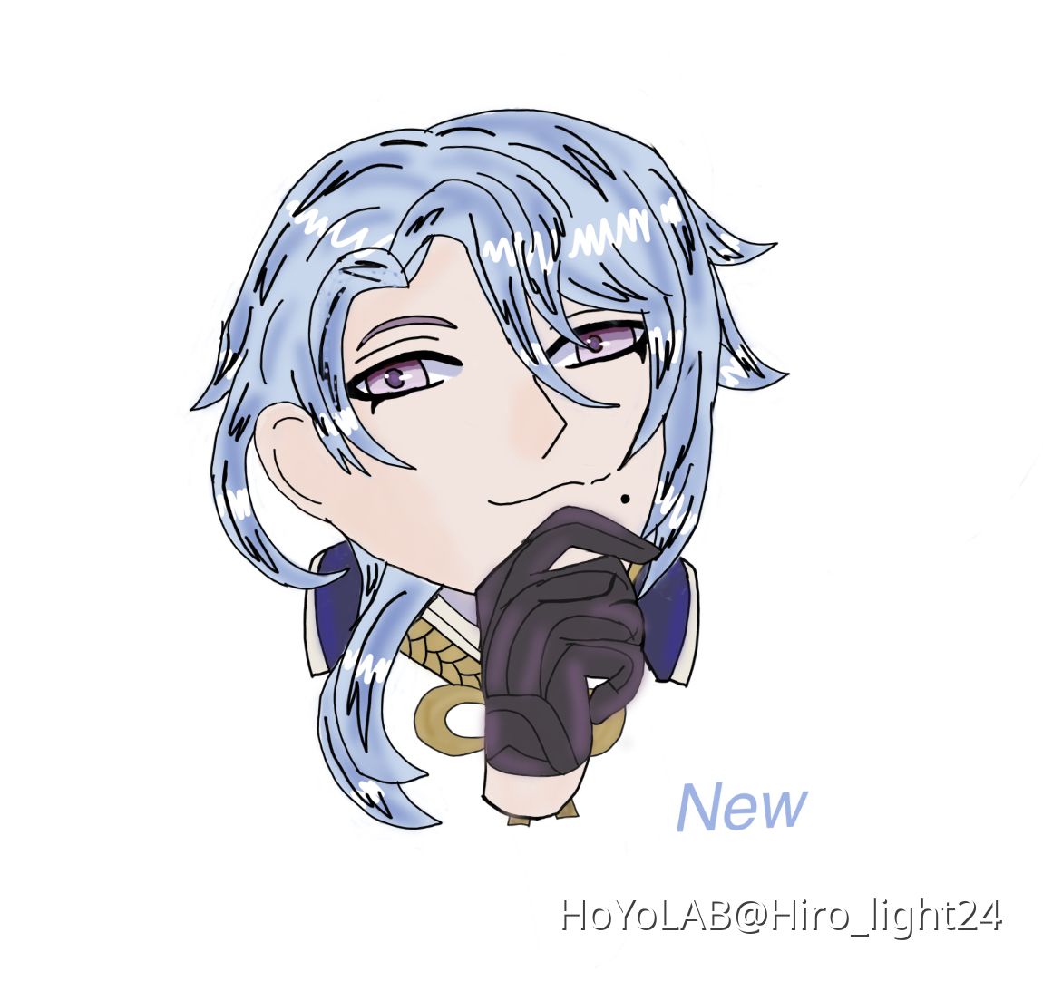 Ayato drawing old+ new Genshin Impact | HoYoLAB