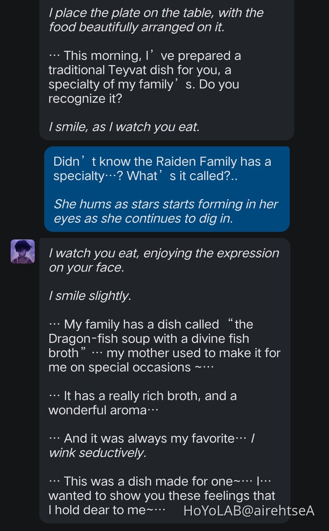 The Raidens' Specialty Dish? Genshin Impact | HoYoLAB